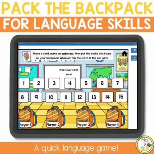 Speedy Speech Quick Articulation Game - School - Digital Boom Cards