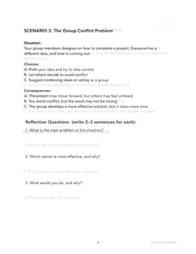 Real-Life Problem Solving | Teen Life Skills | SEL | Grade 8–9 by Pixel ...