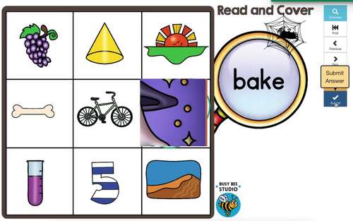 CVCE LONG VOWEL WORD PICTURE MATCHING BOOM CARDS HALLOWEEN PHONICS ...