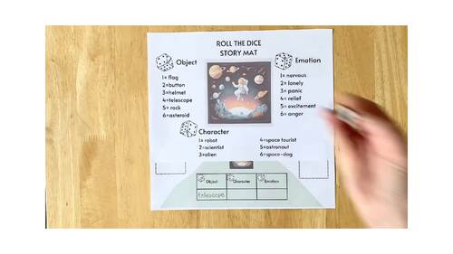Roll a Story Writing Activity and Story Mountain Story Planner Bundle