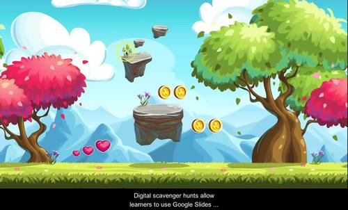 Digital Scavenger Hunt - Floating Rock Theme by Teaching In the Fast Lane