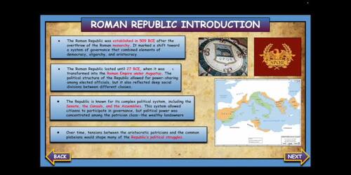 The Roman Republic and Roman Senate Powerpoint. L26. World History