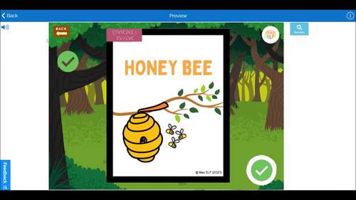 Apraxia Word Kit: Simple Bisyllabic Phrases Boom Cards™ for Speech Therapy
