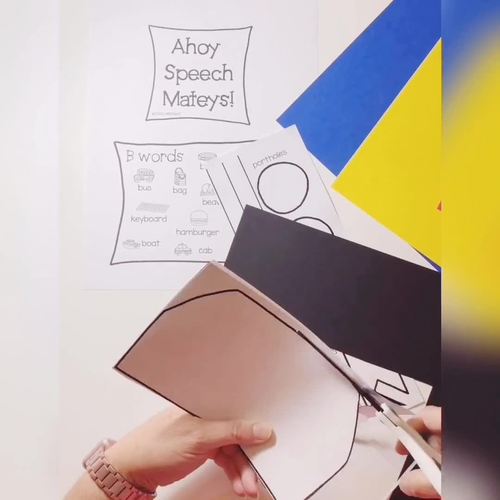 Pirate Ship Craft for Speech Language Therapy by Speech Dreams | TPT