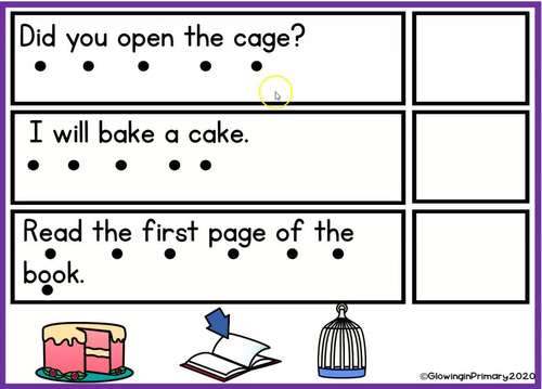 I Can Read Sentences CVCe Boom Cards™ by Glowing in Primary with Shalishia
