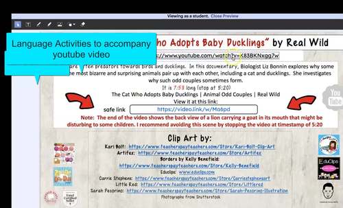 Unusual Animal Friends Youtube Video Companion Perspective taking ...