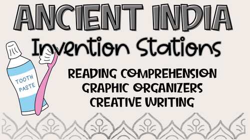Digital Resources Ancient India Invention Stations | Reading & Critical ...