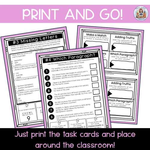 Back to School Escape Room – Grades 5 & 6 | Print & Go! | TPT