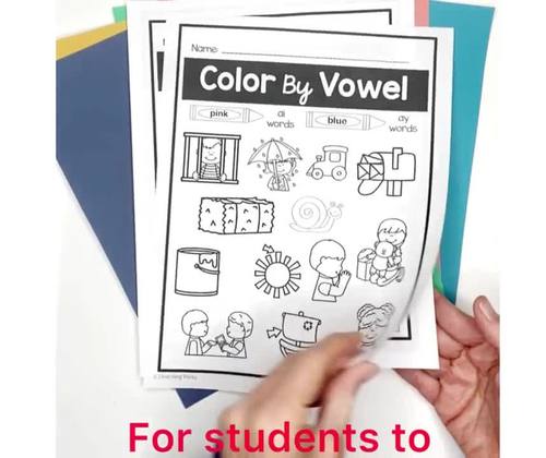 1st Grade Phonics Activities, Worksheets & Games for Vowel Teams Practice