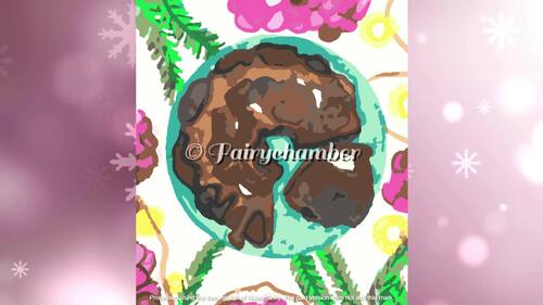Sweet Bundt Cake Color-by Numbers - Fun Dessert Activity Painting!
