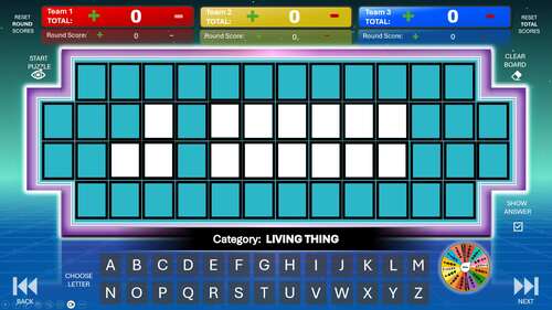 Wheel of Fortune - Classic Puzzle Game for PowerPoint, Digital Resource ...