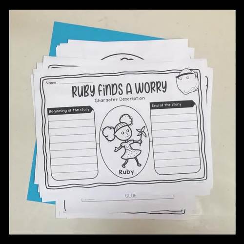 Ruby Finds A Worry Worksheets & Activities | Book Companion | TpT