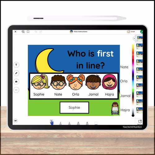 Next in Line - K.CC.B.4 - Kindergarten - Counting & Cardinality - Seesaw
