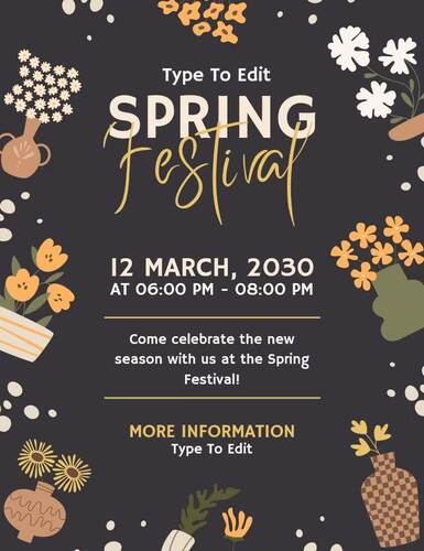 Spring Festival School Fest (1) Flyers - Customize your Flyer -Ready to ...