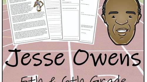 Jesse Owens Close Reading Comprehension Activity | 5th Grade & 6th Grade
