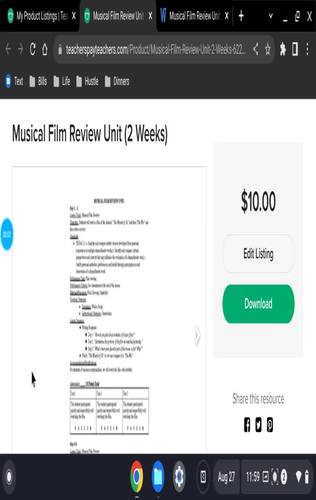 Musical Film Adaptation Review Unit by The Drama GOAT | TPT