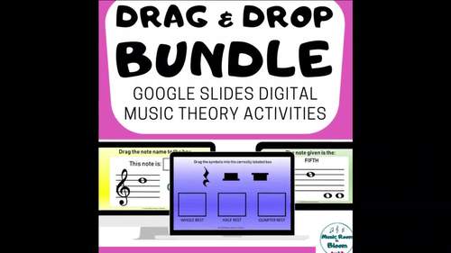 MUSIC THEORY DRAG AND DROP ACTIVITIES for GOOGLE SLIDES™ by Music Room ...