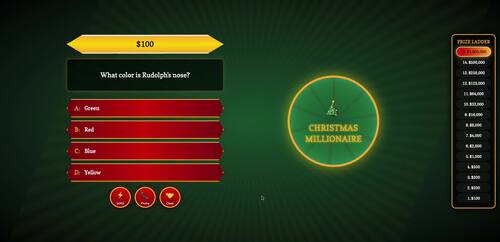 Who Wants to Be a Christmas Millionaire? – Interactive Christmas Quiz Game