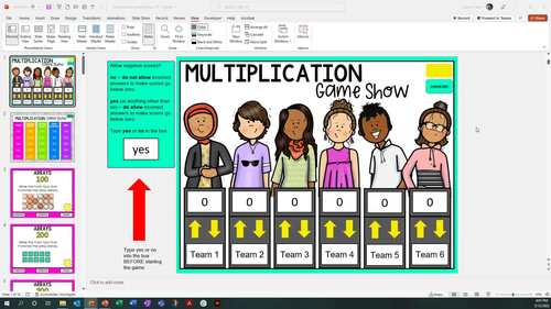 Multiplication Jeopardy-Style Game Show by Create-Abilities | TpT