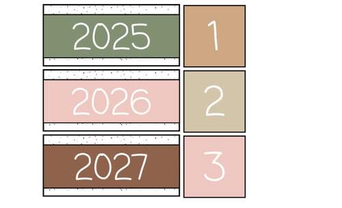 Neutral Classroom Bulletin Board Set/Boho colors/ Classroom decor