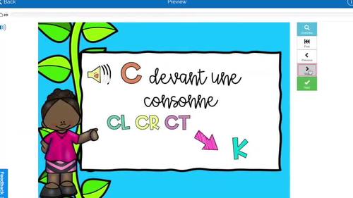 C dur ou C doux | French Phonics Grade 2 BOOM CARDS by Digital For French