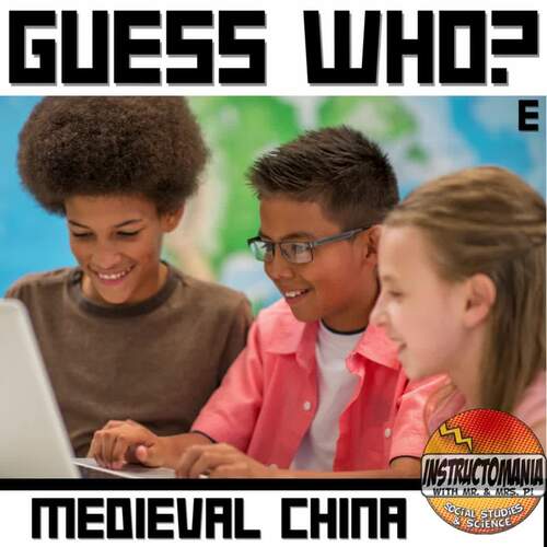 Medieval China History Guess Who Class Interactive Game - Guess Again ...