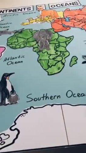 Continents and Oceans Project and Mini Unit by Vilena Hamilton | TPT