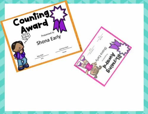 End of Year Awards/Completion Certificates/Graduation Certificates/Pre ...