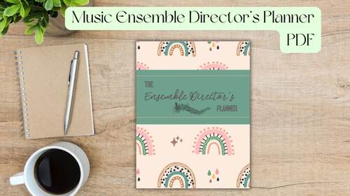 Music Ensemble Director's Planner - Band, Orchestra, Chorus, Musical ...