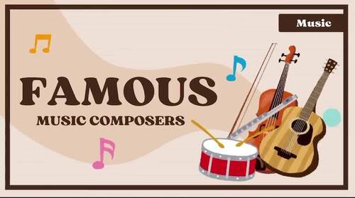 Meet the Masters: 10 Famous Composers – Posters with Mini Biographies