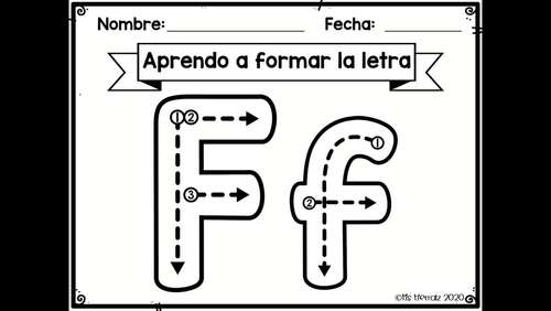 SÍLABAS de la letra F | Hojas de trabajo lectura by Ms Herraiz | TPT