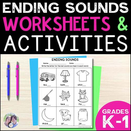 Ending Sound Worksheet Activities Ending Sounds Worksheets Literacy ...