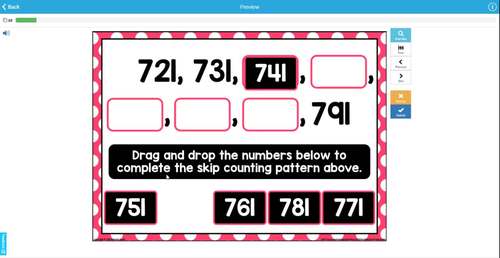 Skip Counting Boom Cards by Second Grade Smiles | TPT