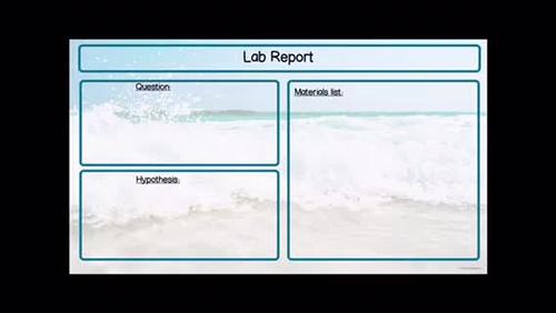 LAB REPORT TEMPLATES Digital Science Notebook Distance Learning | TpT