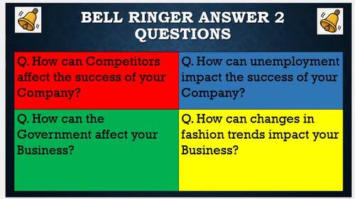 Intro to Business Lesson 9 Slides in Powerpoint: External Factors 7th ...