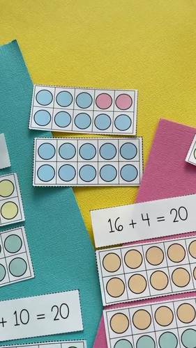 Friends of 20 Games | Addition and Subtraction Math Centers | TPT