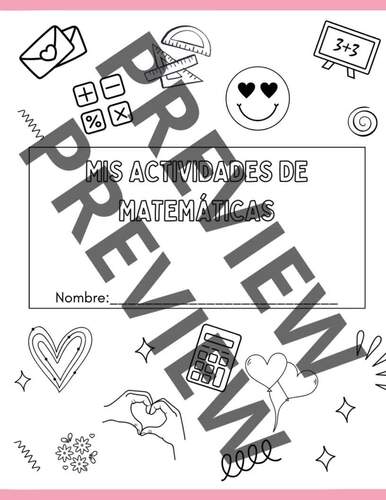 Matemáticas San Valentín en español - Spanish Valentine's Day Math