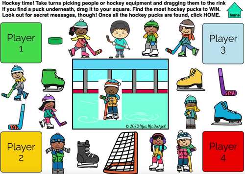 Winter Open Ended Games for ANY skill | Boom Cards™ by Mia McDaniel