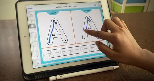 Alphabet tracing cards for Handwriting practice pdf Special Education