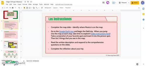 Virtual Field Trip Mexico - SPANISH by Llearning Llama | TPT