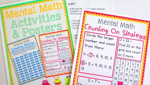 Mental Math Strategies for Addition and Subtraction by Top Notch Teaching