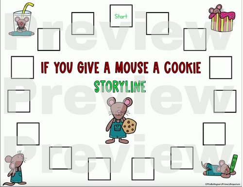 If You Give a Mouse a Cookie Book Companion and Sensory Bin Activities
