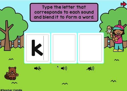 CVC Words: Short I - Listen, Type, Blend and Find - BOOM Cards™ | TPT