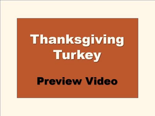 The 3D Thanksgiving Turkey art and story help to gain knowledge and ...