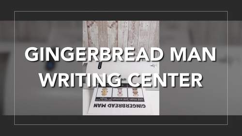 Gingerbread Man Writing Activities for 1st Grade Independent Writing ...