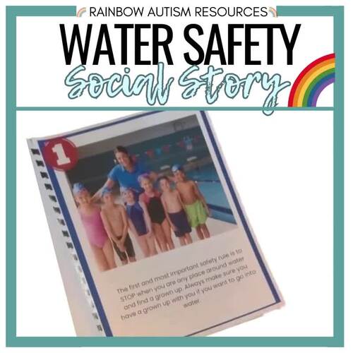 Autism Water Safety Social Story | Pool, Lake & Beach Rules Summer ...