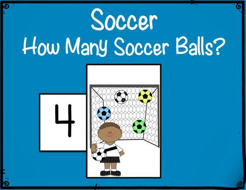 Soccer Counting Games: How Many Soccer Balls? by The Teaching Scene by ...