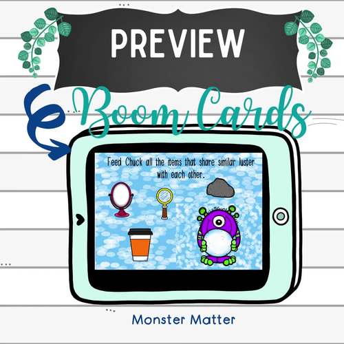 BOOM! Matter Monsters- NO Prep Distance Learning by The Science Suitcase