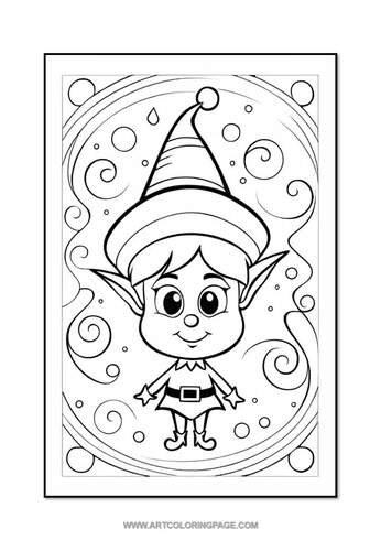 Christmas Elf Coloring Book Vol. 12 – 100 Festive Holiday Designs to Enjoy
