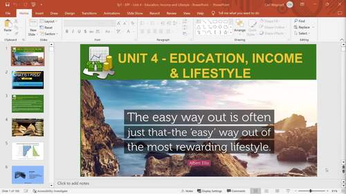 Economics and Personal Finance (EPF) - Unit 4 - Edu & Lifestyle ...